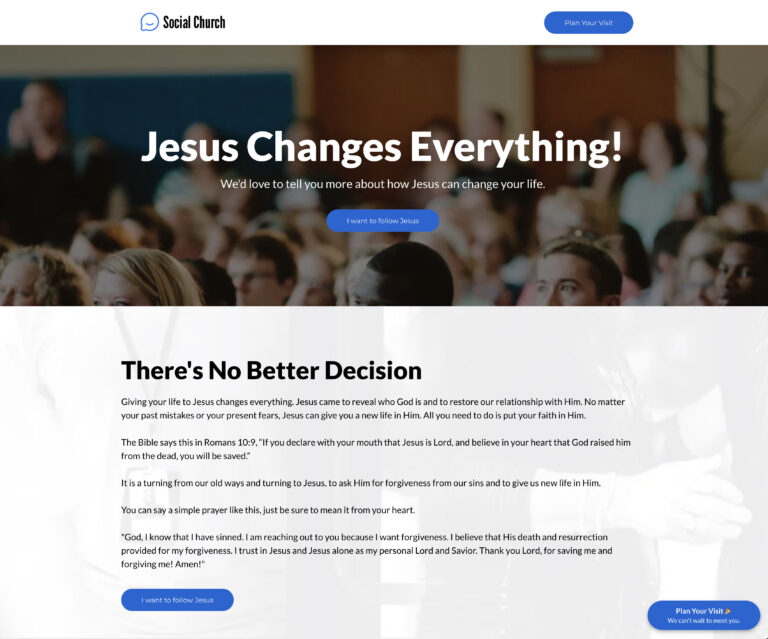 Visitor Pages – Church Fuel